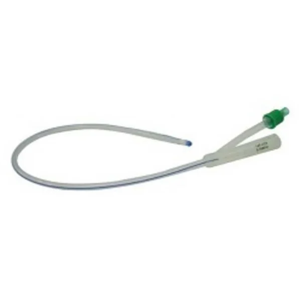 Silicone Foley Catheter, Green, FR14 - Medisep